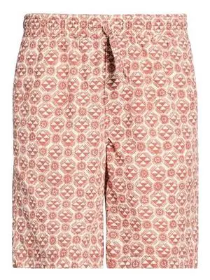 JACK & JONES Woven Two-tone Casual Shorts - Red