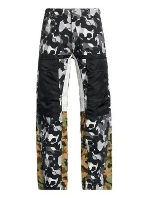 Iceberg Camouflage-print Chino Pants - Black