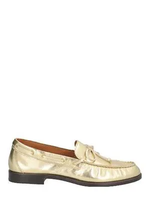 Rag & Bone Leather Loafers - Gold