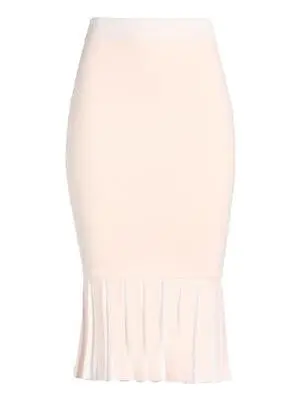 Elisabetta Franchi Midi Pleated Skirt - Pink