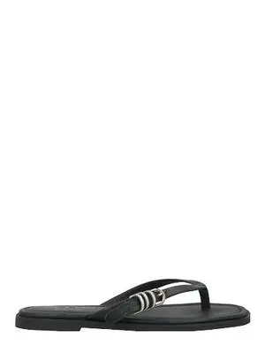 Rag & Bone Thong Sandal In Leather - Black