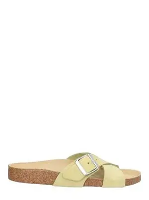 BIRKENSTOCK Light Leather Sandals - Green