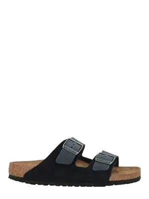 BIRKENSTOCK Sandals In Midnight Leather - Blue