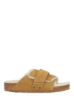 BIRKENSTOCK Mustard Leather Sandals - Yellow