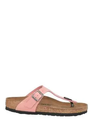 BIRKENSTOCK Gizeh Thong Sandal In Synthetic Antique Rose Material - Pink