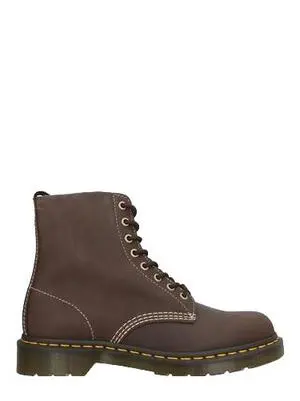Dr. Martens 1460 Pascal Wyoming Leather Ankle Boots - Brown