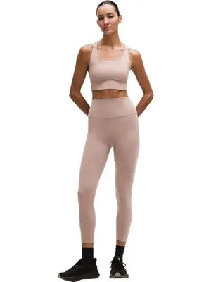 Lululemon Wunder Train No Line High-Rise 25" Tights Ashen Rose
