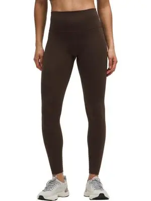 Lululemon Wunder Train No Line High-rise 28" Tights - Walnut Crunch
