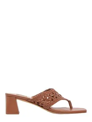 DOLCEVITA Barlo Heels - Cognac Woven Stella