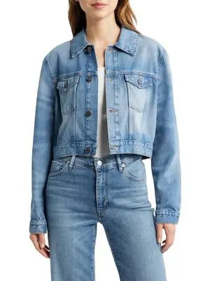 FRAME The Off Duty Denim Trucker Jacket - Essence