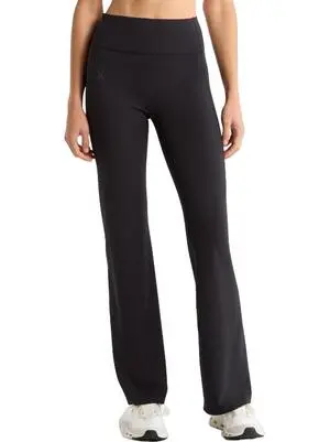 On Studio High Waist Flared Leggings - Black