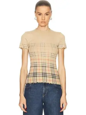 Burberry Letty Top - Sand Ip Check