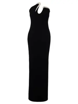 Rachel Gilbert Tessa Embellished Gown - Black