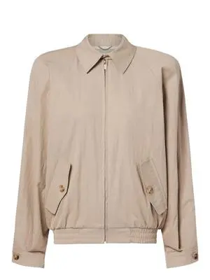 Magda Butrym Cotton-blend Bomber Jacket - Beige