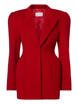 Magda Butrym Wool Blazer - Red