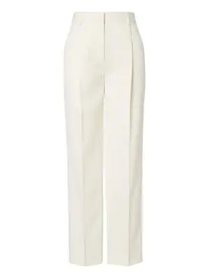 TOTEME Pleated Wide-leg Pants - White