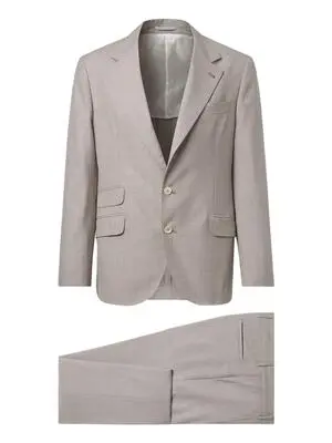 Brunello Cucinelli Virgin Wool Suit - Brown