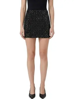 ROTATE BY BIRGER CHRISTENSEN Mini Skirt Black