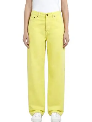 HAIKURE Wide Leg Jeans Yellow