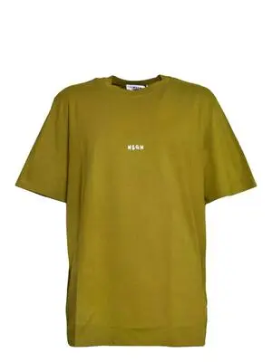 MSGM Logo T-shirt - Green