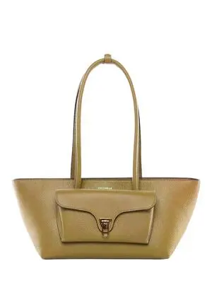 COCCINELLE Turnlock Pocket Tote - Neutrals