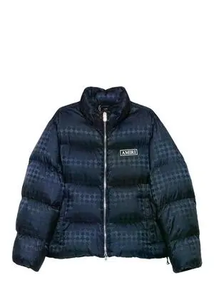 Amiri Jacquard Puffer Jacket - Blue
