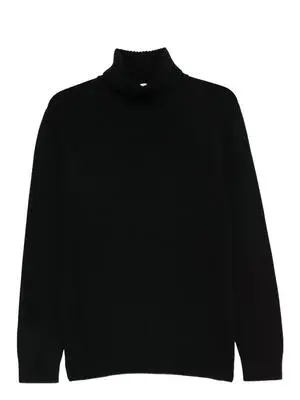 KANGRA Roll-neck Sweater - Black