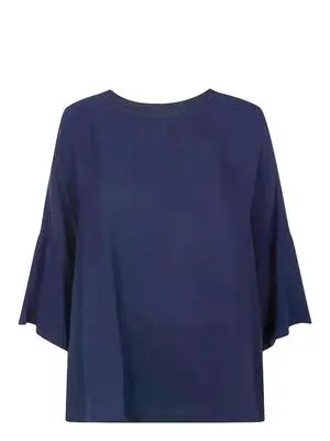 Liviana Conti Demi Flared Top - Blue