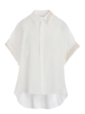 Y’s Short Cuffs Shirt - White