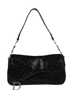 Dior 2005 Sequined Tote Bag - Black