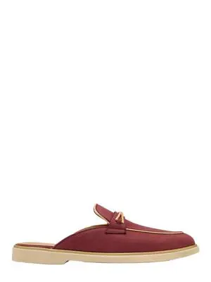 Magnanni Hardware-detail Flat Mules - Red