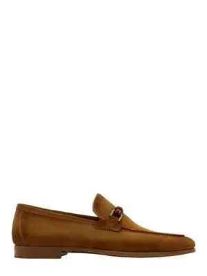 Magnanni Braided-strap Loafers - Brown
