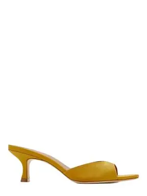 Staud Brigitte Mules - Gold