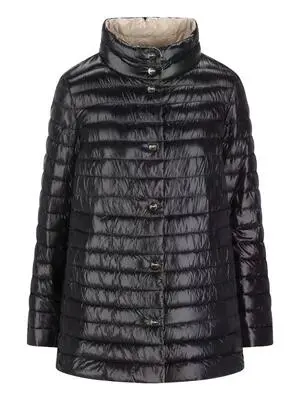 Herno A-shape Quilted Puffer Jacket - Black