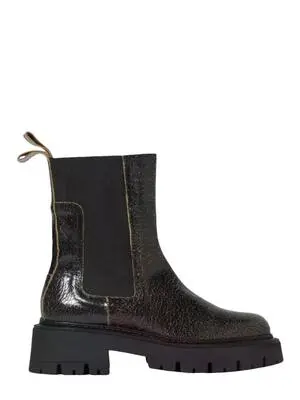 A.BOCCA Danubio Platform Chelsea Boots - Black