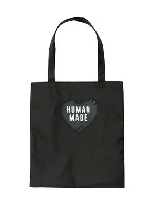 HUMAN MADE Nylon Ripstop Heart Tote - Black
