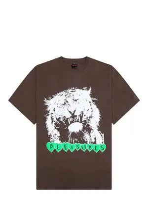 PLEASURES Grin T-shirt - Brown