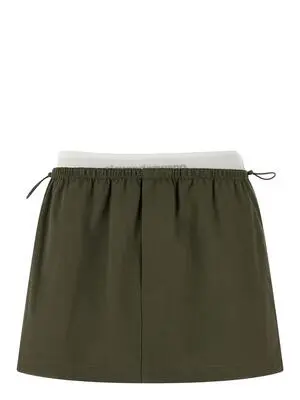 Alexander Wang Mid-rise Mini Skirt - Green
