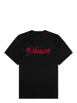 PLEASURES Scrawl T-shirt - Black