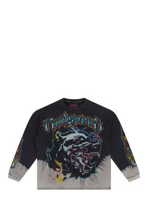 GODSPEED Off The Leash Long-sleeve Tee - Black