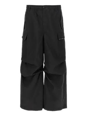 Marni Taffeta Cargo Pants - Green