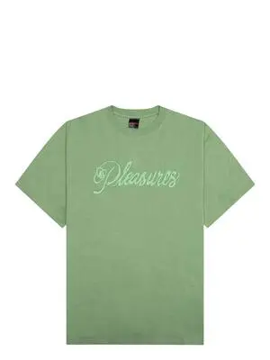 PLEASURES Scrawl T-shirt - Green