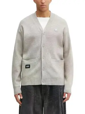 AAPE BY *A BATHING APE® Patch-pocket Cardigan - Grey
