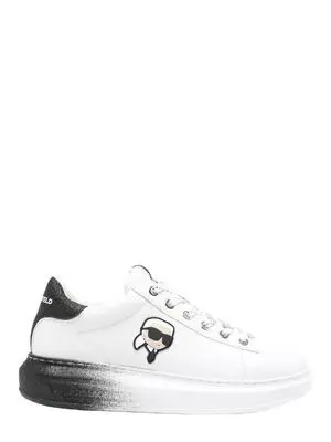 Karl Lagerfeld Kapri Ombre Platform Sneakers - White