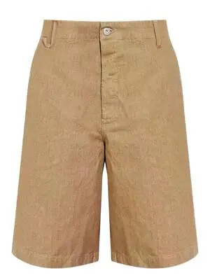 Jacquemus Buttoned Denim Shorts - Brown