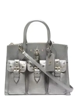 LOUIS VUITTON 2016 City Steamer Pm Tote Bag - Silver