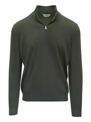 GRAN SASSO Half-zip Sweater - Green