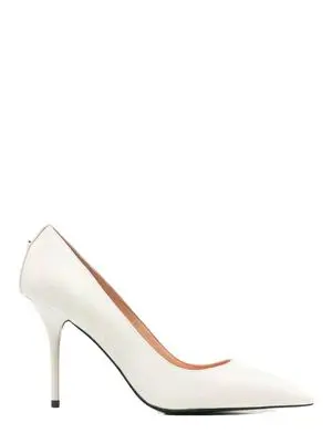 Moschino Pointed-toe Heeled Pumps - Neutrals