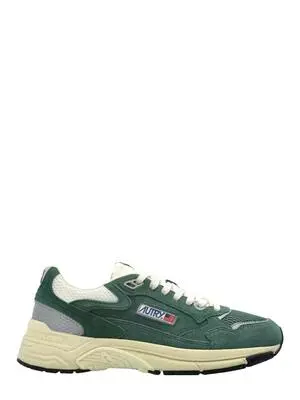 AUTRY Panelled Low Top Sneakers - Green