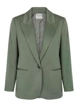 FORTE_FORTE Buttoned Blazer - Green
